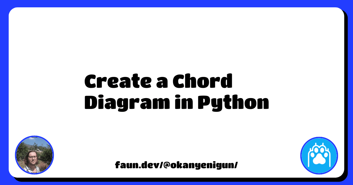 Create a Chord Diagram in Python